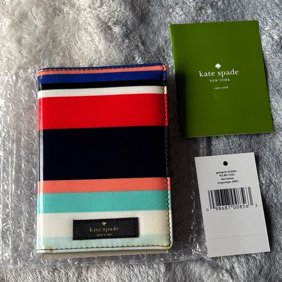 kate spade | Bags | Kate Spade Multicolor Striped Daycation Passport ...